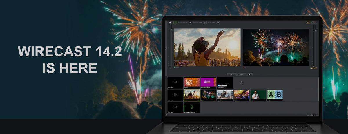 Wirecast 14.2 Now Available